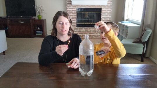 Cloud in a Bottle - Fun and Easy Science Project for Kids - STEM ...